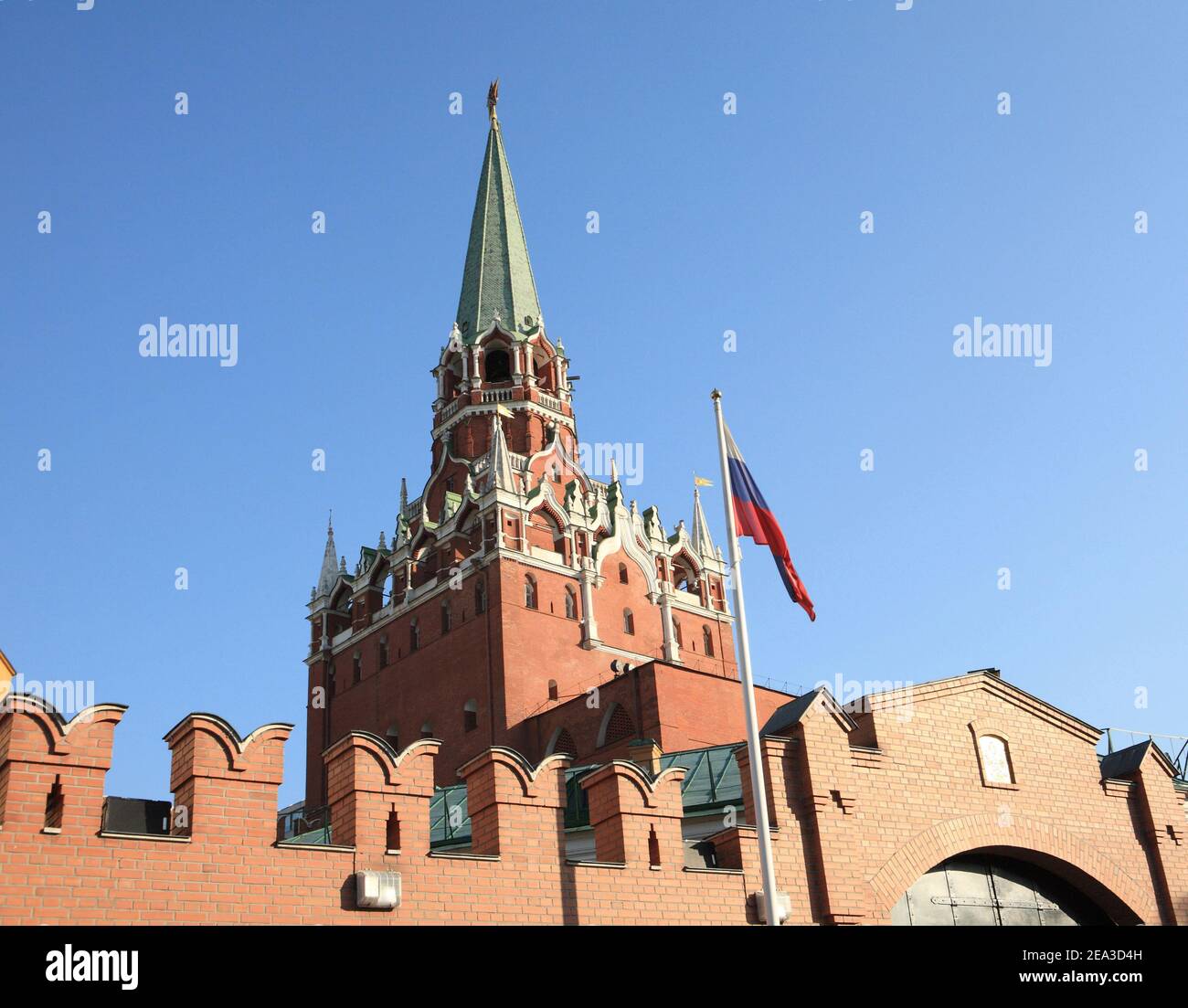 Kremlin tower on sky background Stock Photo - Alamy