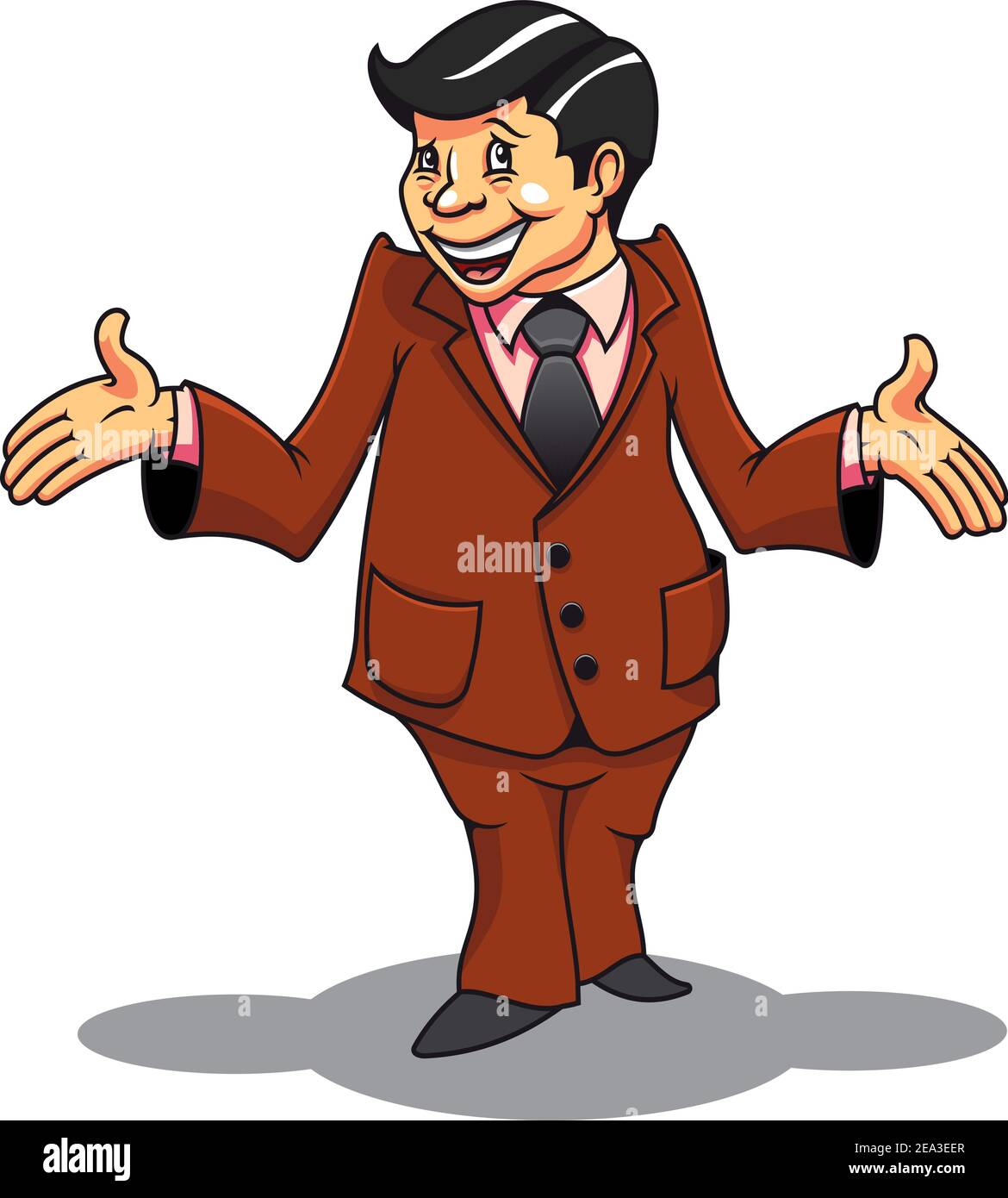 Wonder businessman Stock Vector Images - Alamy