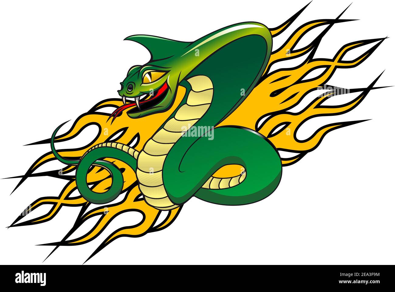 Warning sign in a curve Stock Vector Images - Alamy