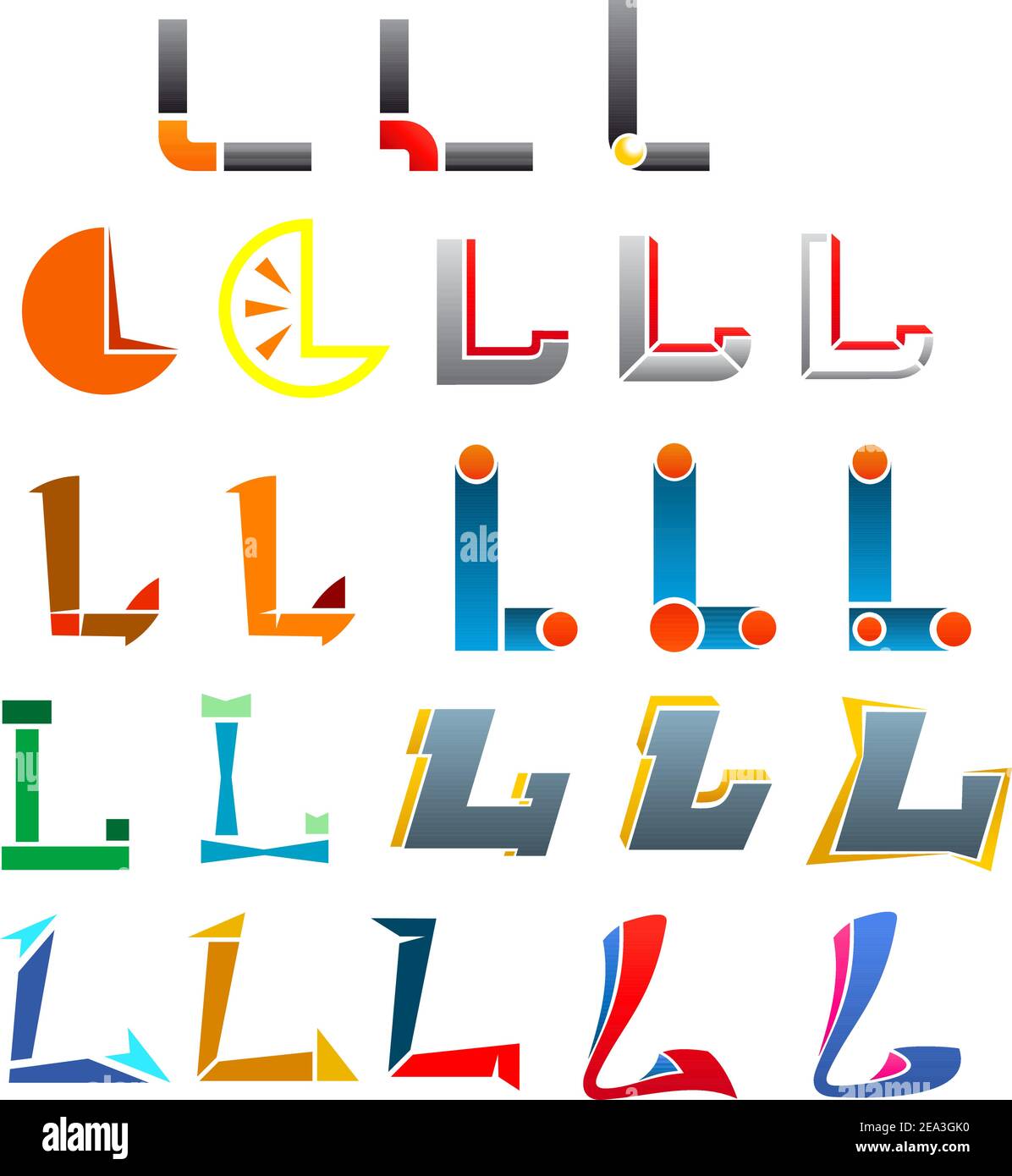 L symbols Stock Vector Images - Alamy