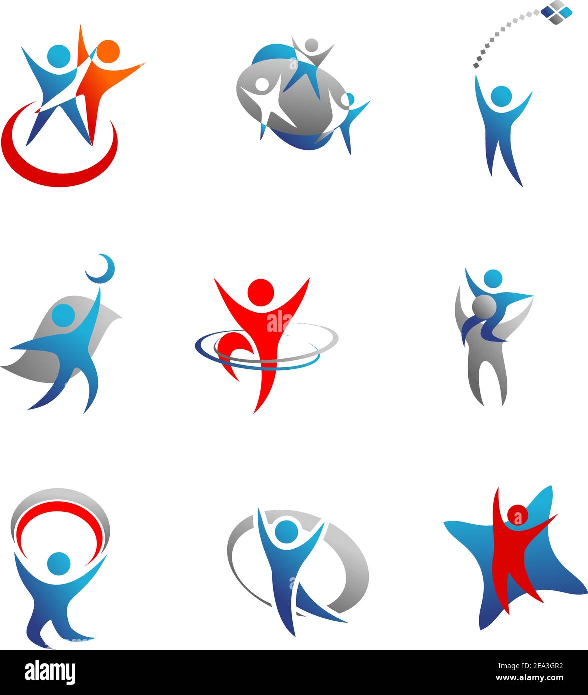 Isolated people signs and symbols for design Stock Vector Image & Art ...