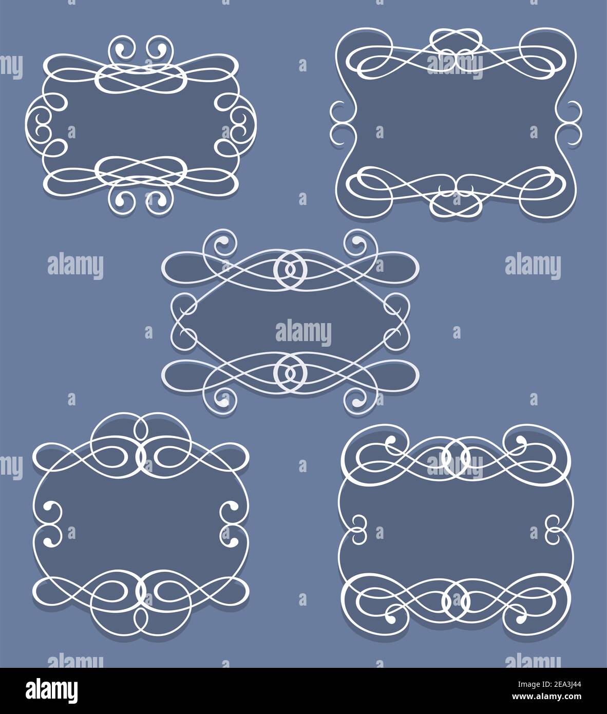 Vintage frames and borders in retro style Stock Vector Image & Art - Alamy