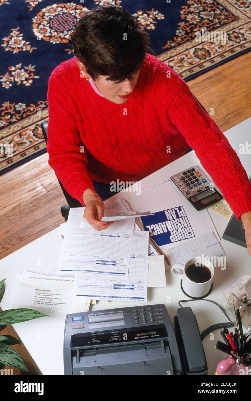 1990s office woman hi-res stock photography and images - Alamy