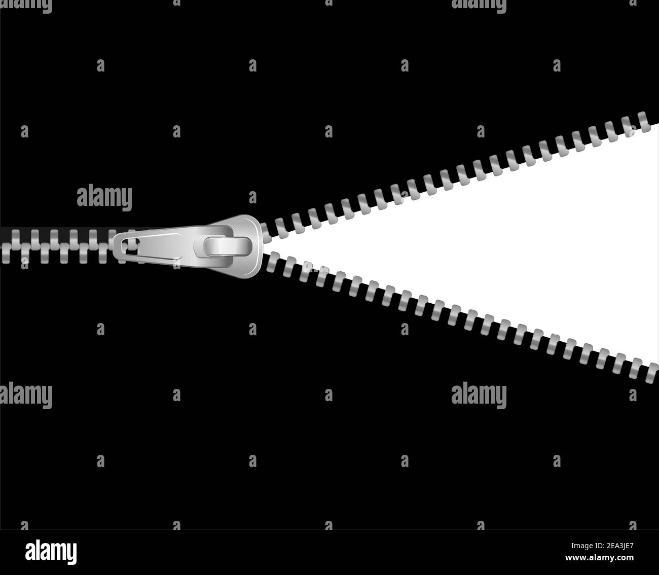 Abstract background with open zipper for design Stock Vector Image ...