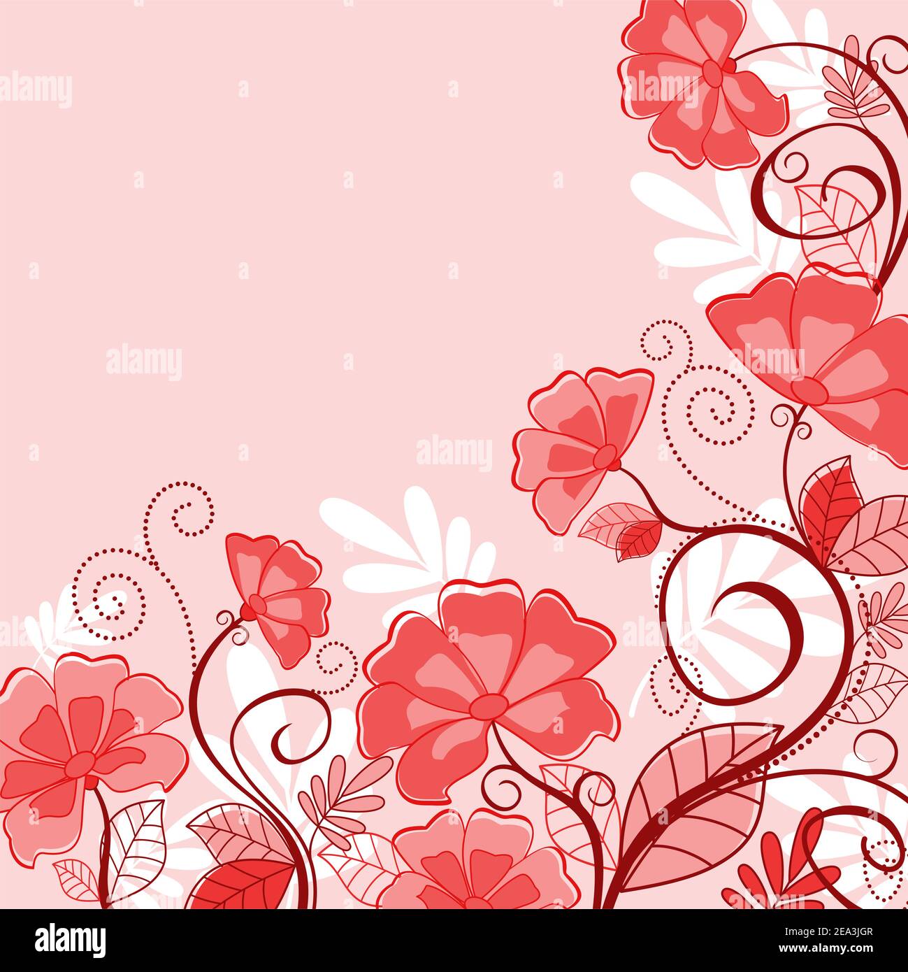 Abstract pink floral background flower petals for seasonal design Stock ...