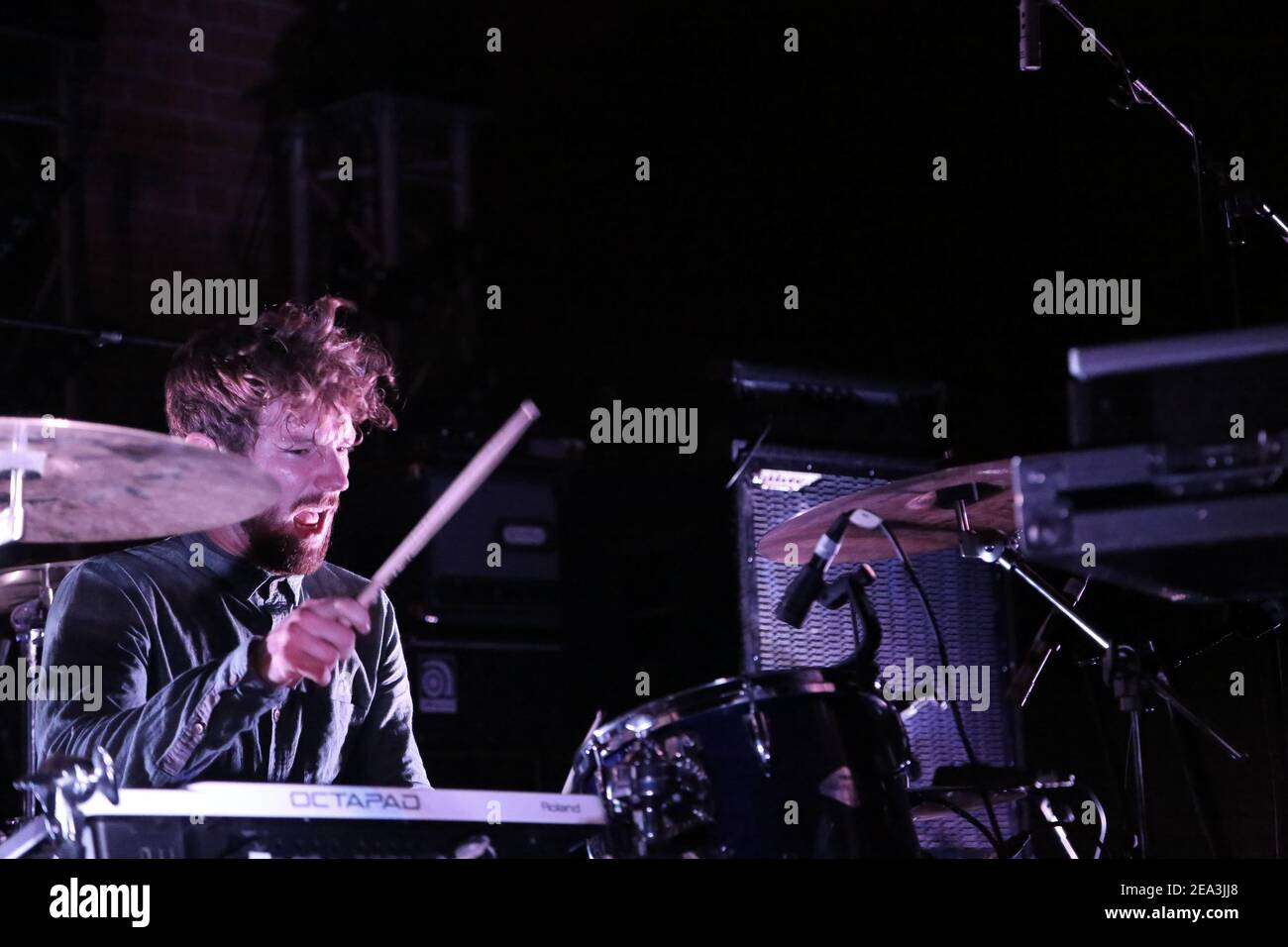 Post War Years performing live on stage at Village Underground, London ...