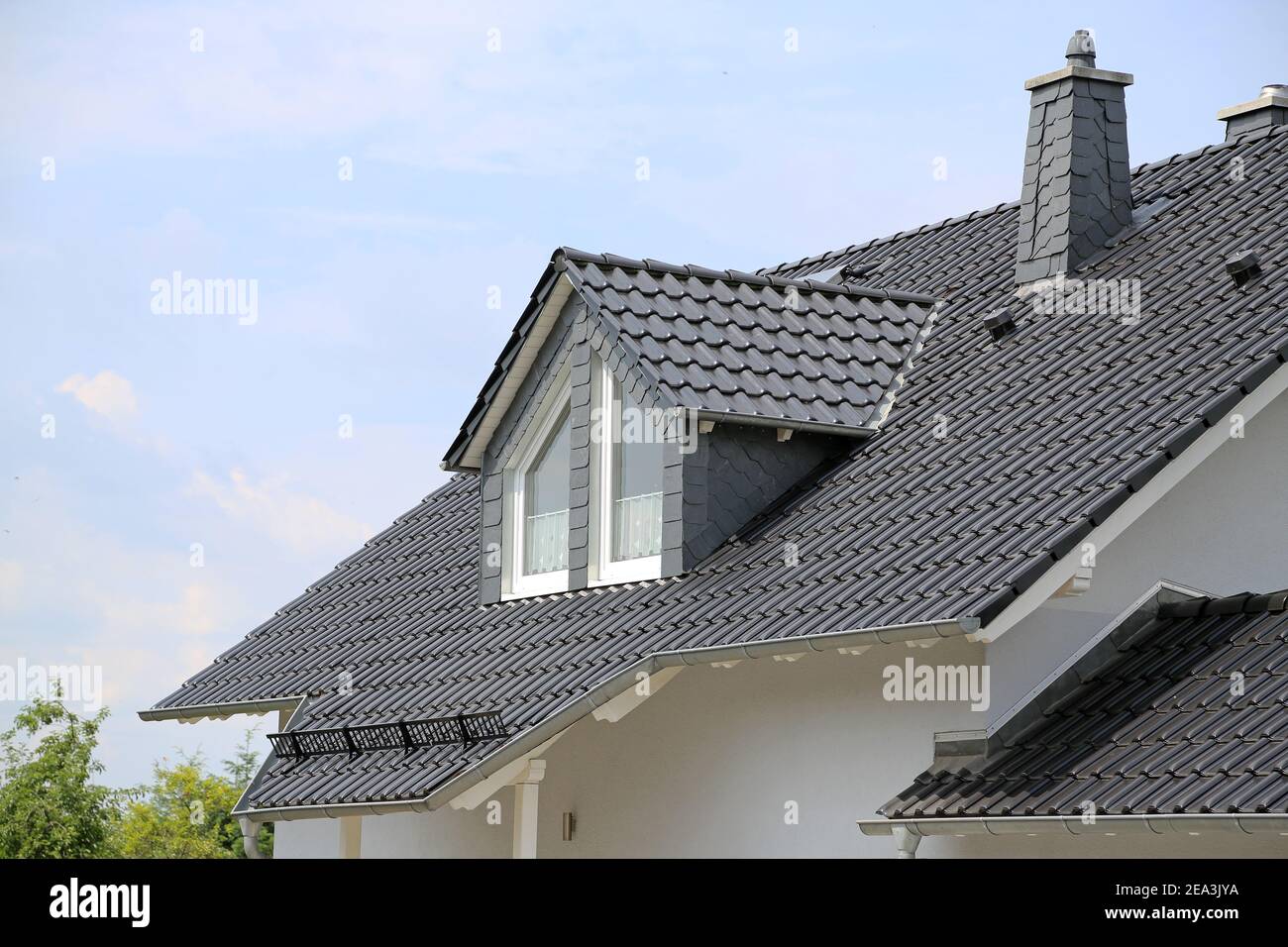 gable dormer on roof top Stock Photo - Alamy