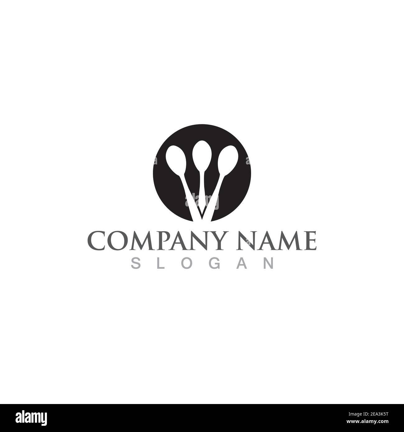 spoon logo and symbol vector Stock Vector Image & Art - Alamy