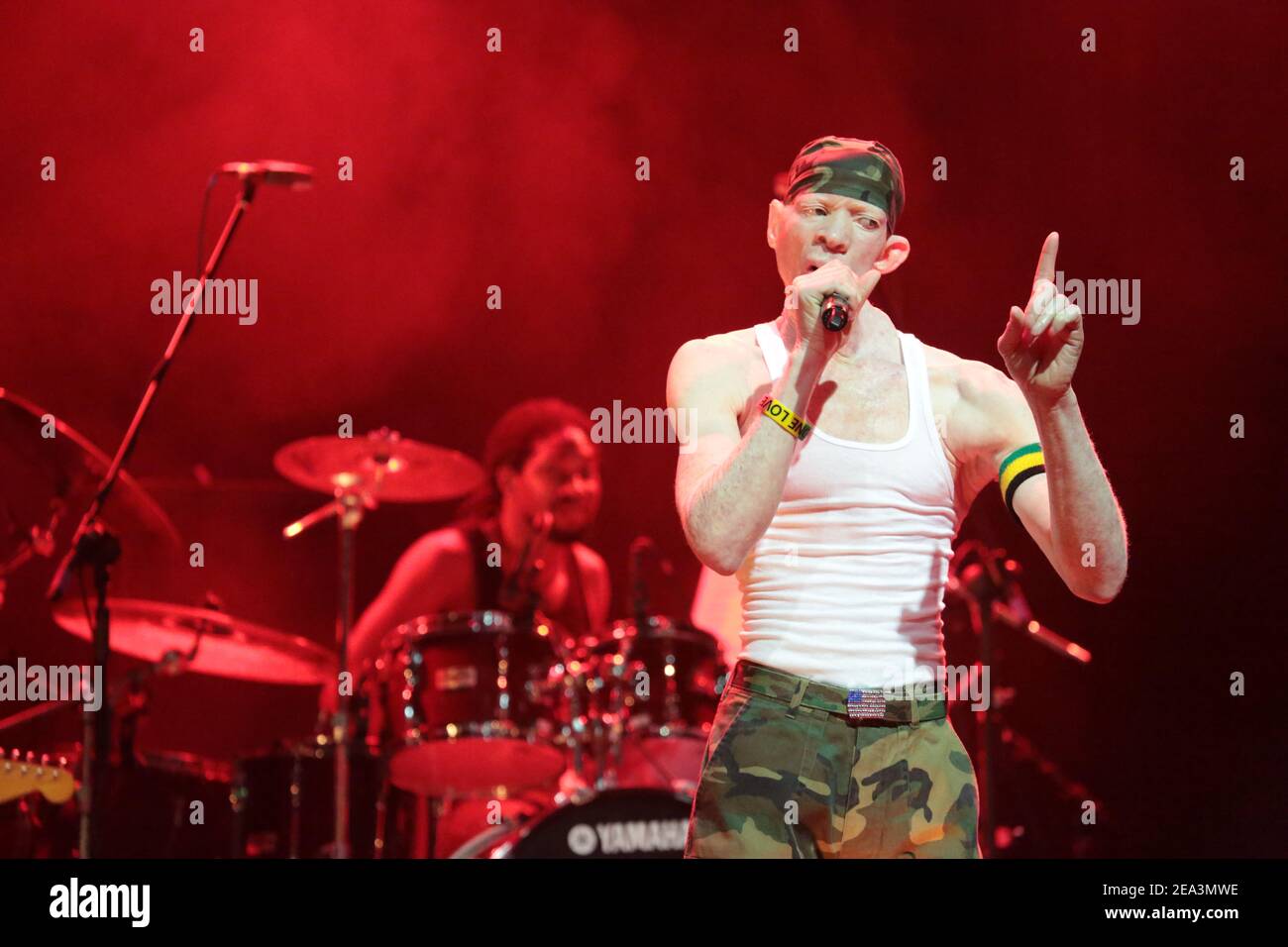 Yellowman performing live on stage at the Jamaica 50 Festival at the O2 ...