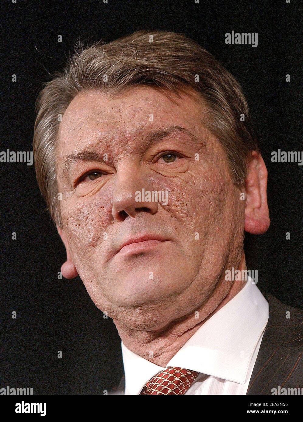 Ukrainian president viktor yushchenko during hi-res stock photography ...