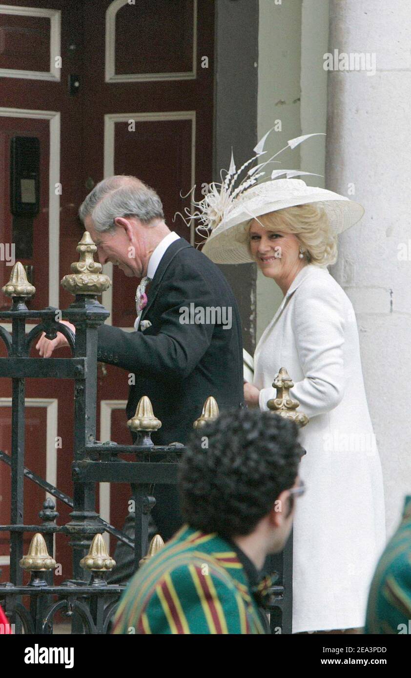 The Prince of Wales and Camilla Parker Bowles arrive at the Windsor ...