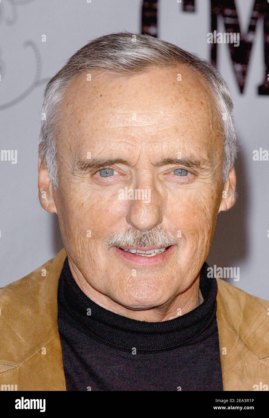 U.S. actor Dennis Hopper arrives at the 2005 CMT Music Awards, held at ...