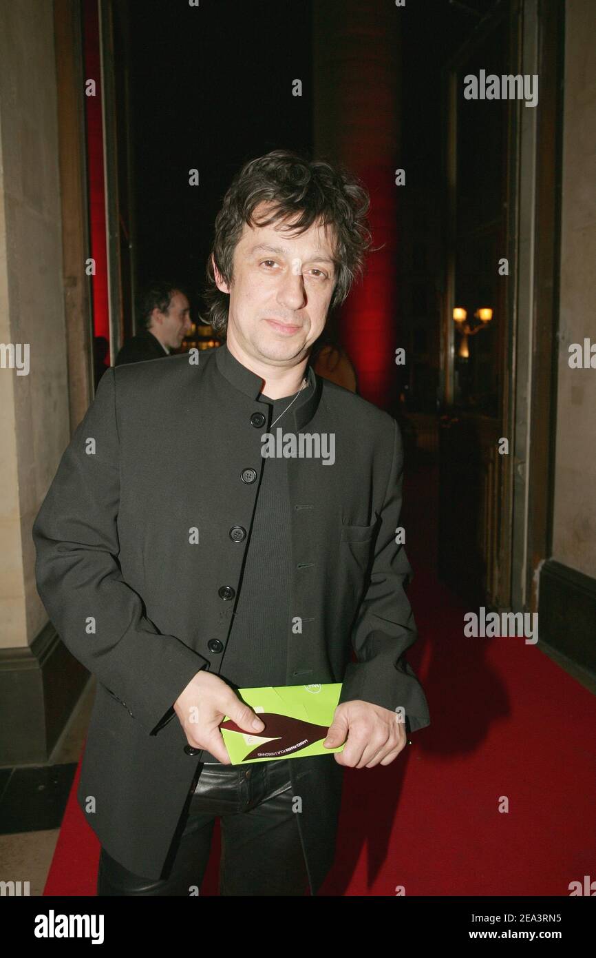 French composer Eric Serra at a Moet&Chandon party held at the Palais ...