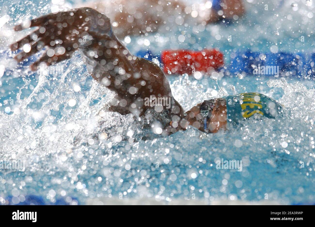 Malia Metella performs (100m freestyle women) during the French ...