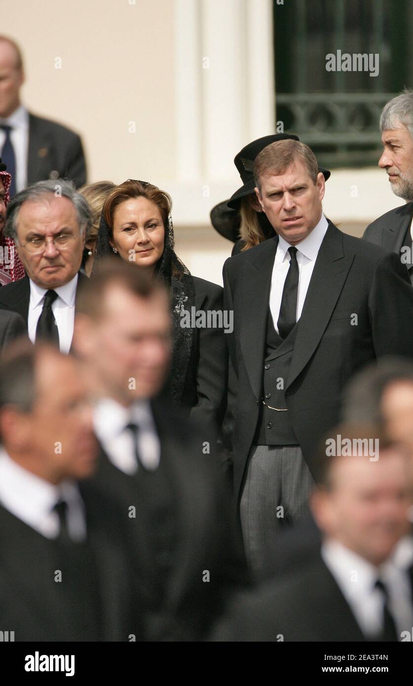 Prince Andrew, Duke of York , arrives to Saint Nicolas Cathedral in ...