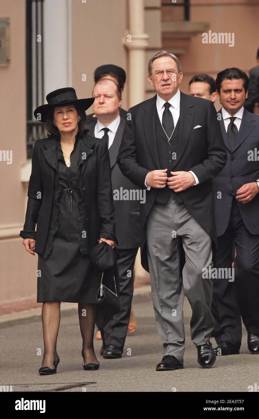 Princess Michael of Greece and Prince Constantine II of Greece arrive ...