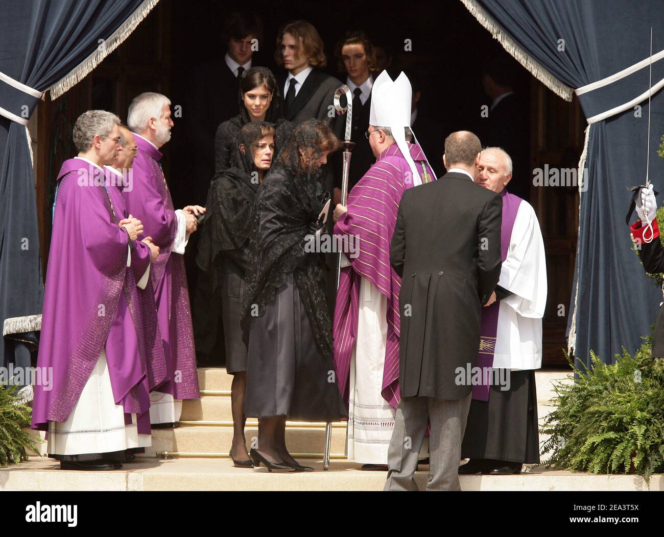 Prince Albert II, Princess Caroline, Princess Stephanie of Monaco ...
