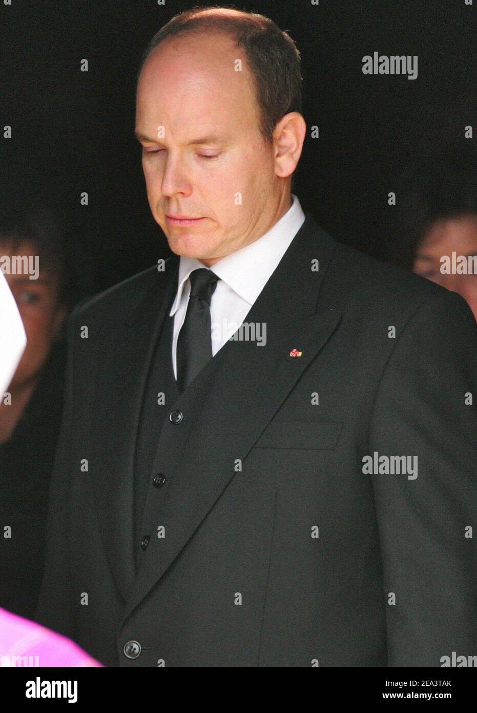 Prince albert of monaco with father hi-res stock photography and images ...