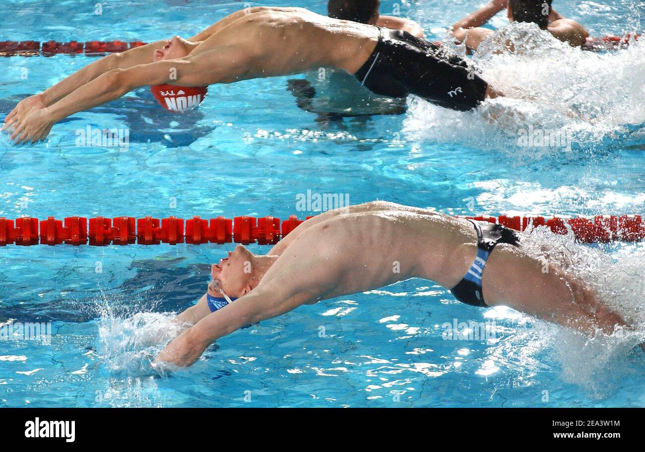 100 m backstroke 100m backstroke hi-res stock photography and images ...