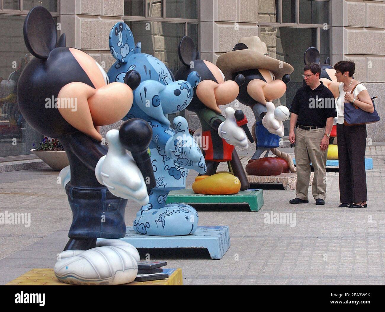 75 uniquely designed, 700-pound, 6-foot-tall Mickey statues on display ...