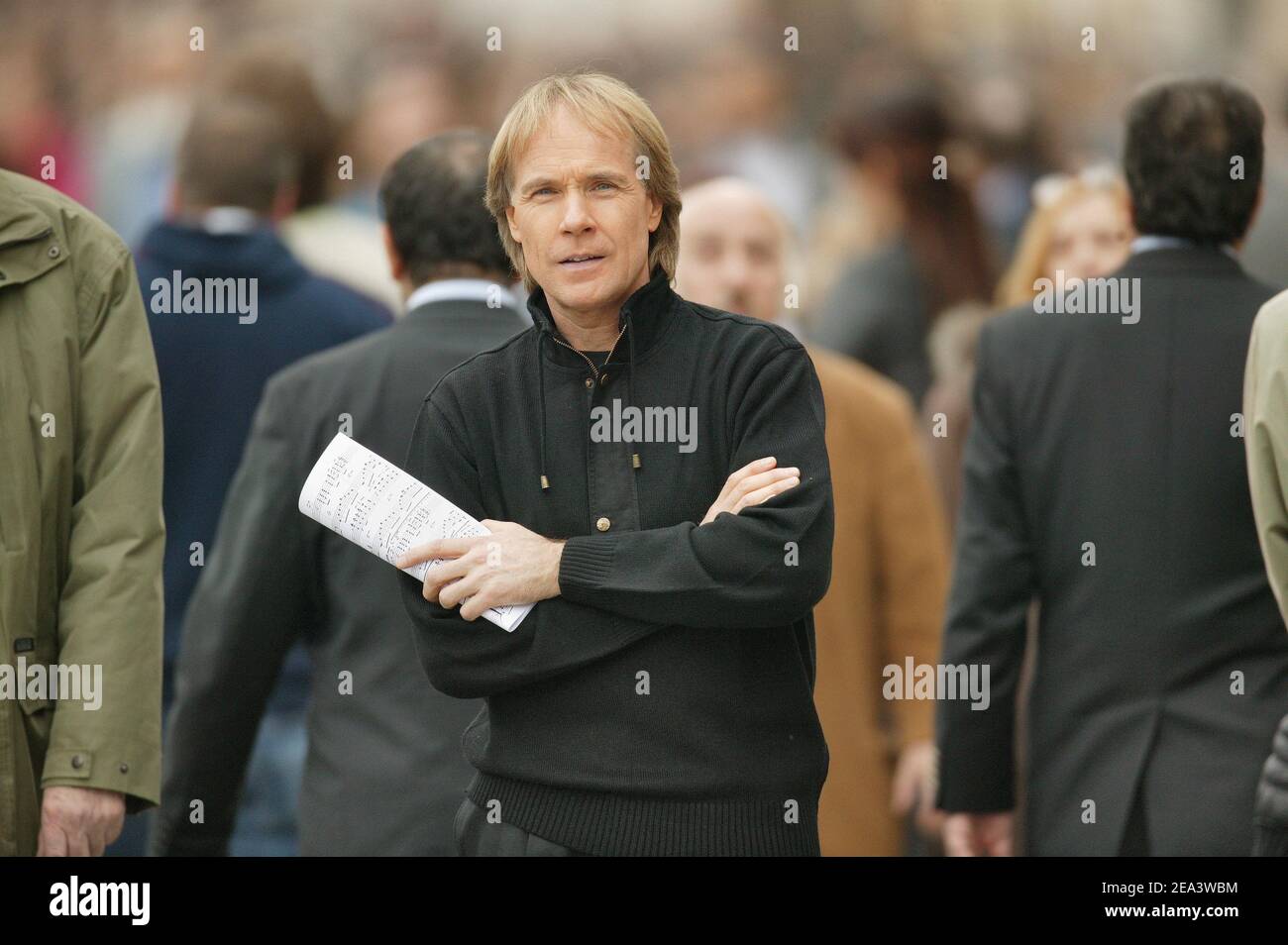French pianist Richard Clayderman poses in Paris, France on April 12 ...