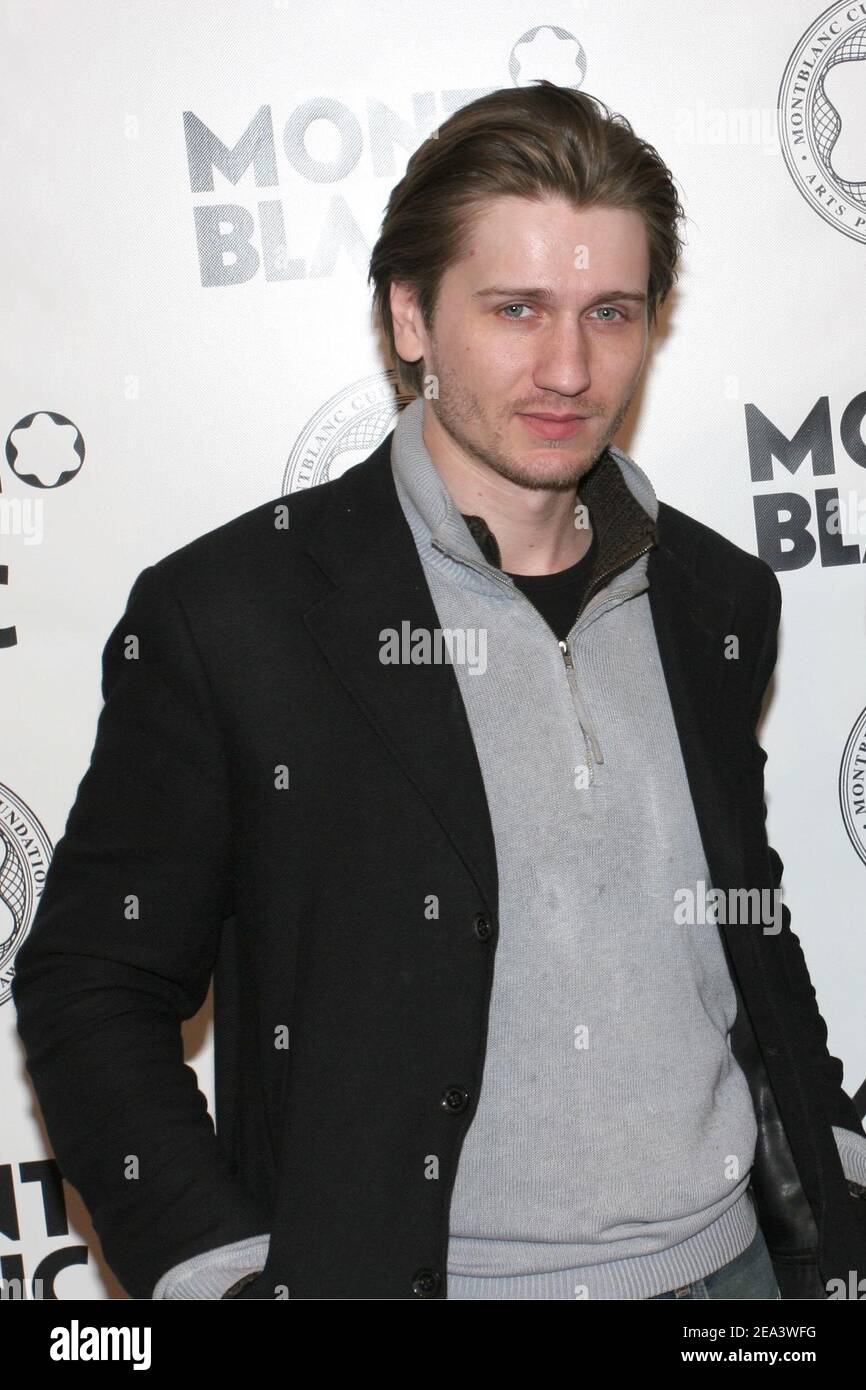 French actor Stanislas Merhar poses at the giving ceremony of the '2005 ...