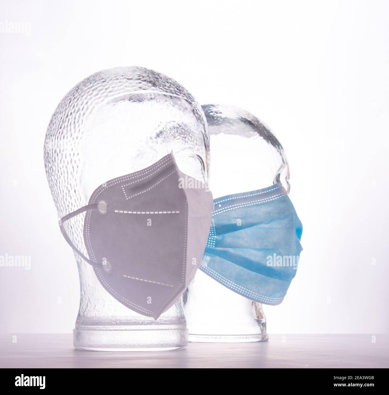 Standard EN149 FFP-2 mask. The facial mask recommended to protect ...