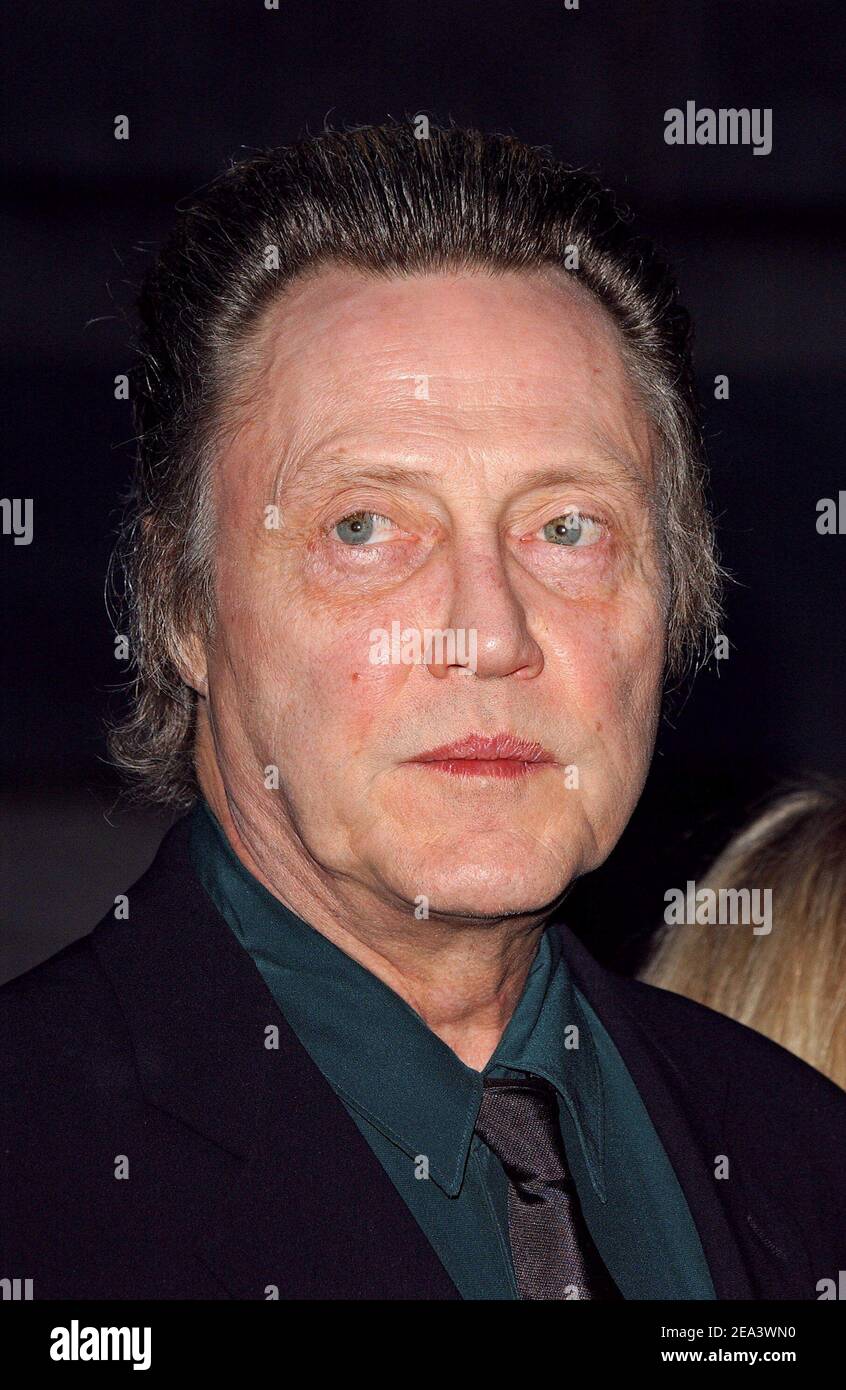 Christopher Walken arrives at the 2005 Tribeca Film Festival Vanity ...