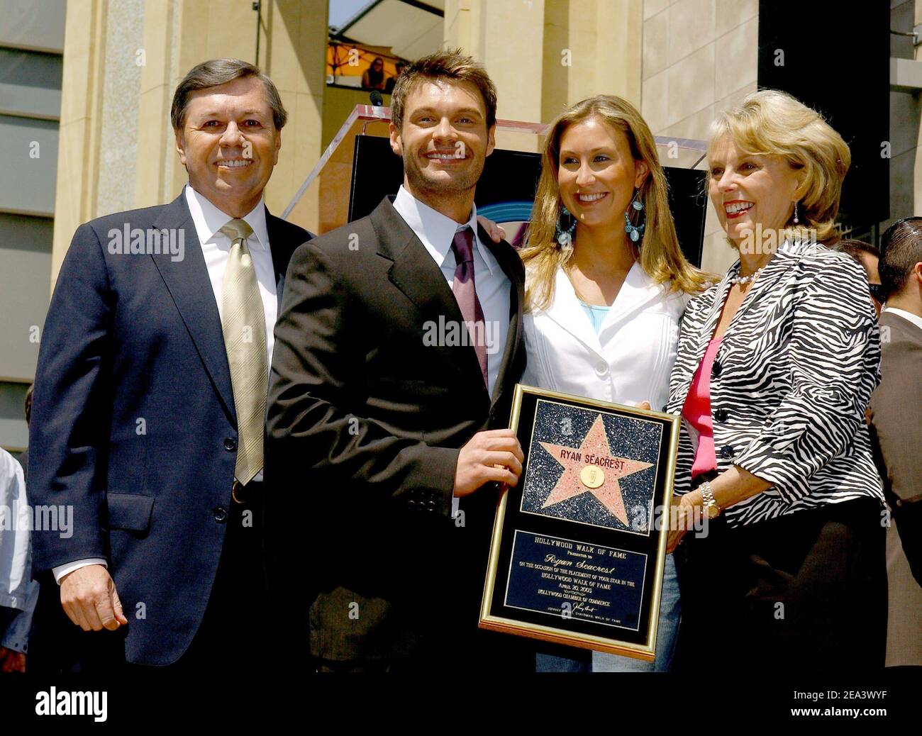 Ryan seacrest and sister meredith seacrest hi-res stock photography and ...