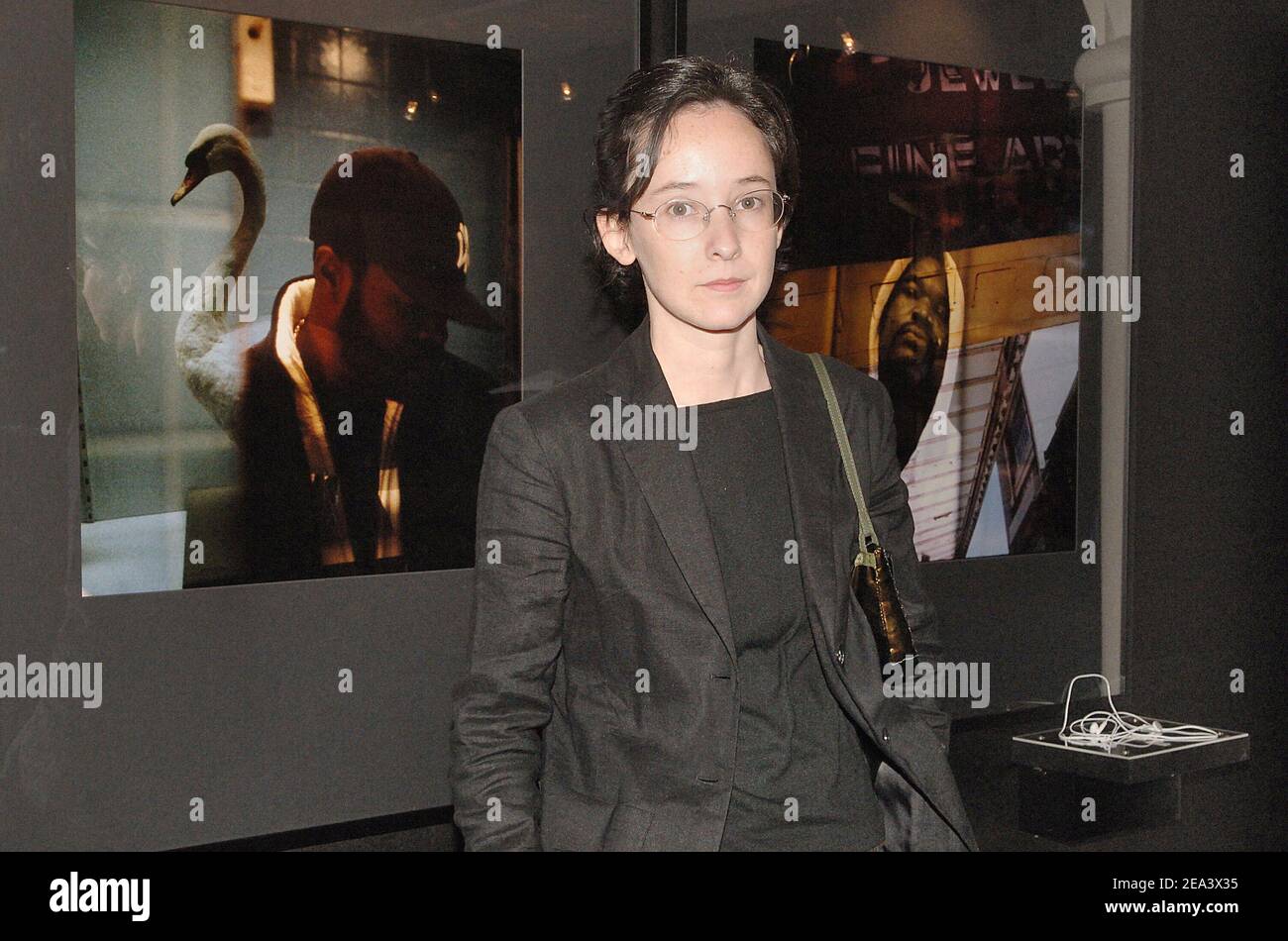 EXCLUSIVE. Photographer Lisa Roze poses at the opening of her photo ...