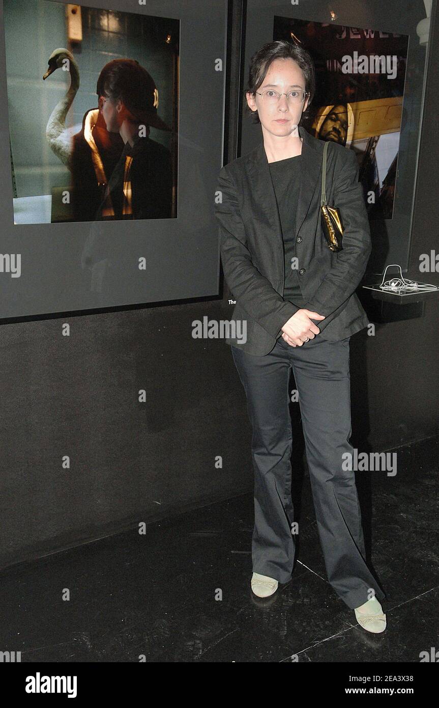 EXCLUSIVE. Photographer Lisa Roze poses at the opening of her photo ...