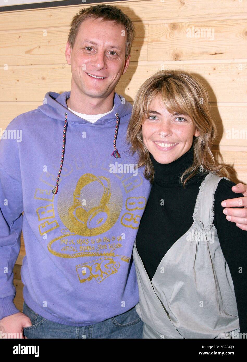 French radioman Max, Fun radio and Nathalie Vincent attend the opening ...