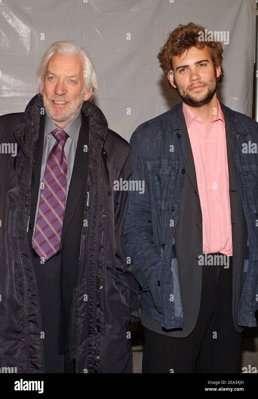 U.S. actor Donald Sutherland and his son arrive at the 'Fierce People ...
