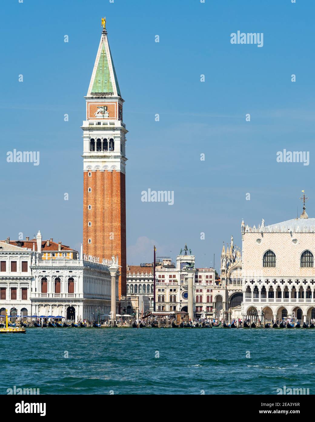 The iconic St Mark's bell tower in Venice, Italy Stock Photo - Alamy