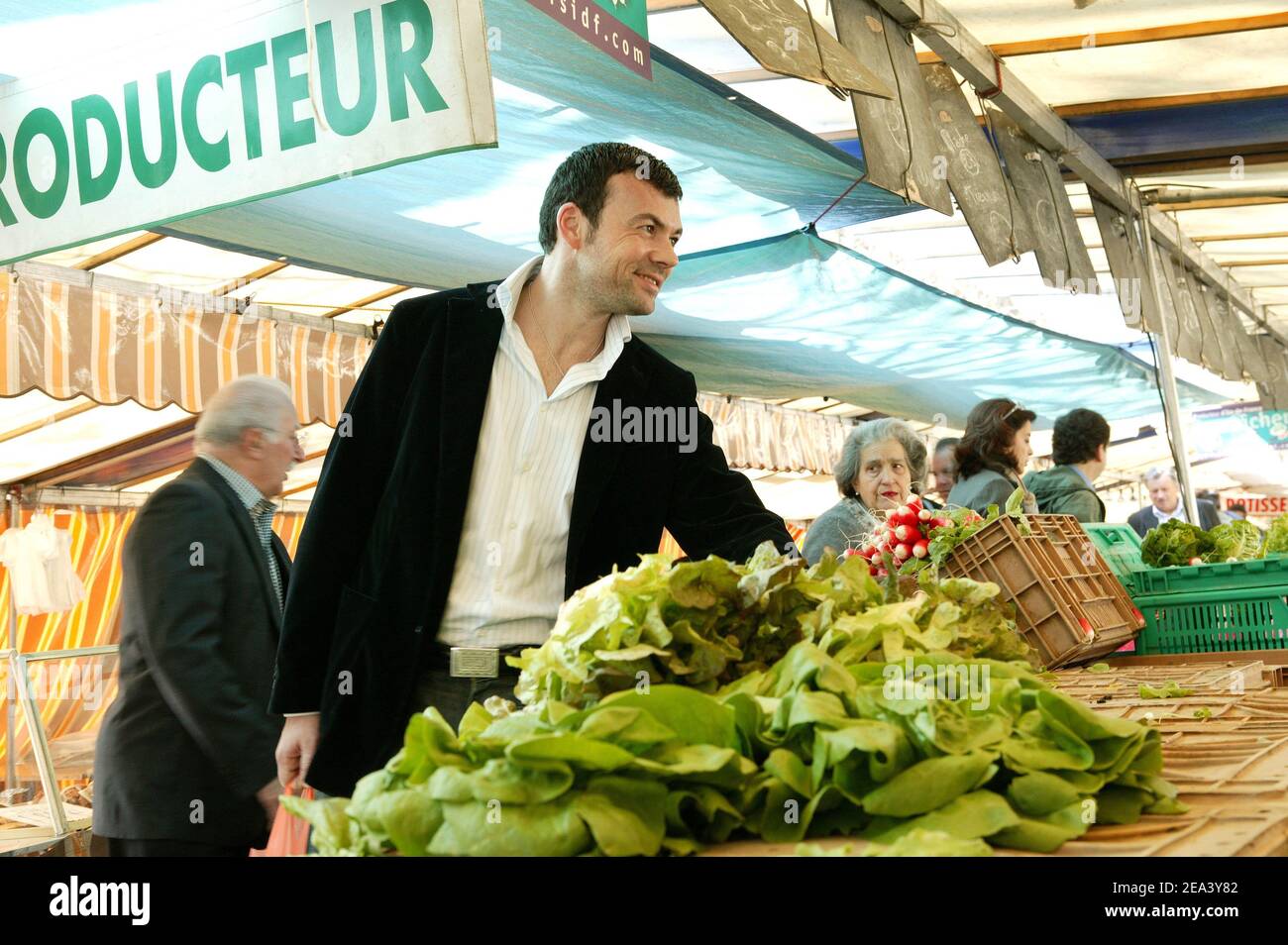 EXCLUSIVE. French TV program 'Queer' member, Xavier Anthony poses in ...