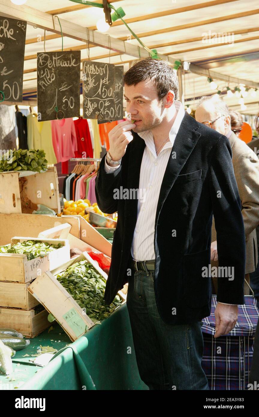 EXCLUSIVE. French TV program 'Queer' member, Xavier Anthony poses in ...