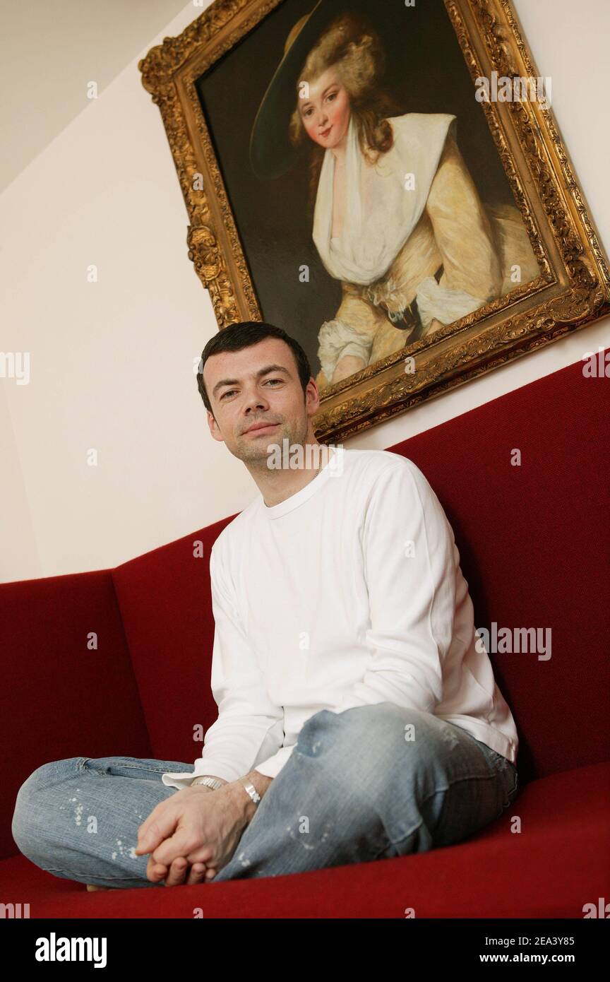 EXCLUSIVE. French TV program 'Queer' member, Xavier Anthony poses in ...