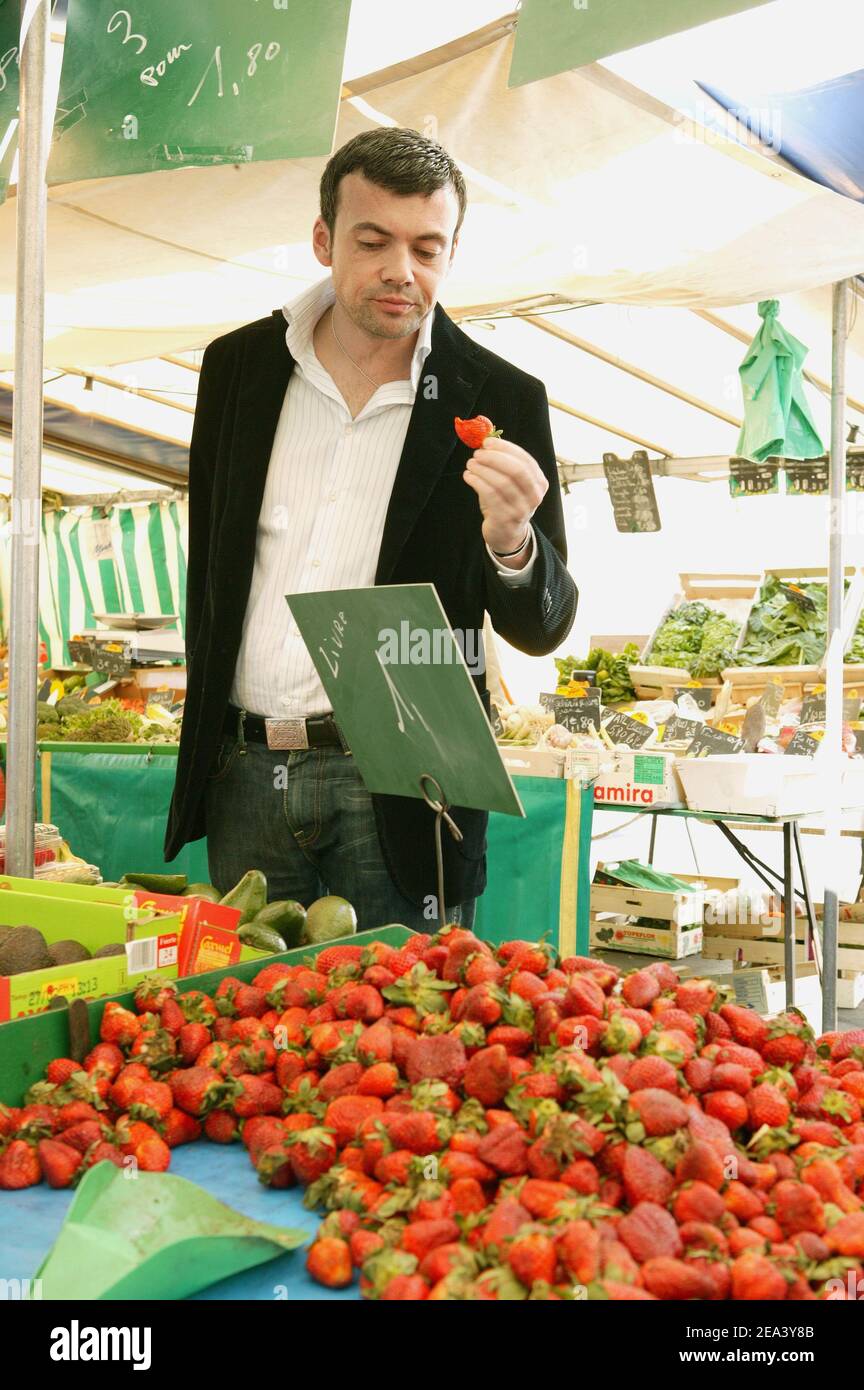 EXCLUSIVE. French TV program 'Queer' member, Xavier Anthony poses in ...