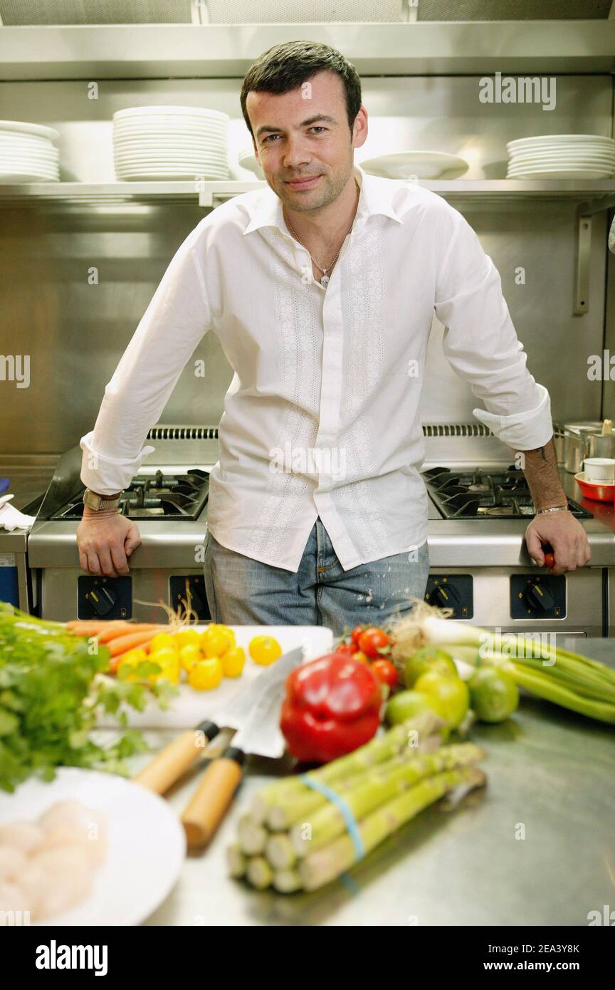 EXCLUSIVE. French TV program 'Queer' member, Xavier Anthony poses in ...