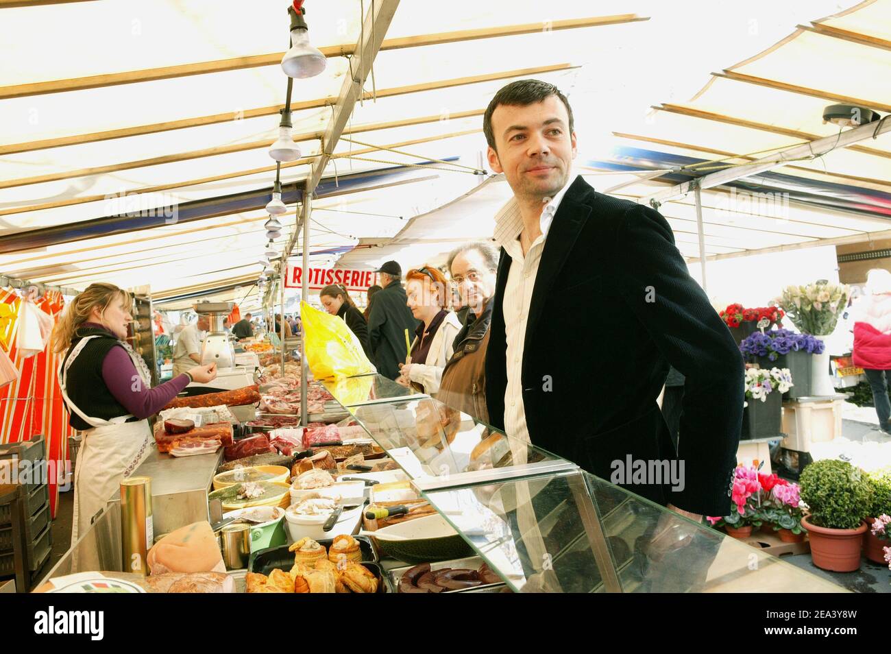 EXCLUSIVE. French TV program 'Queer' member, Xavier Anthony poses in ...