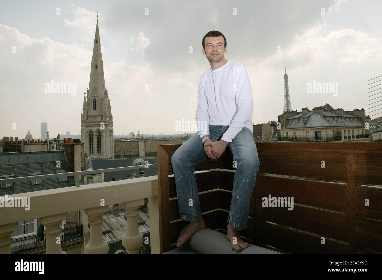 EXCLUSIVE. French TV program 'Queer' member, Xavier Anthony poses in ...