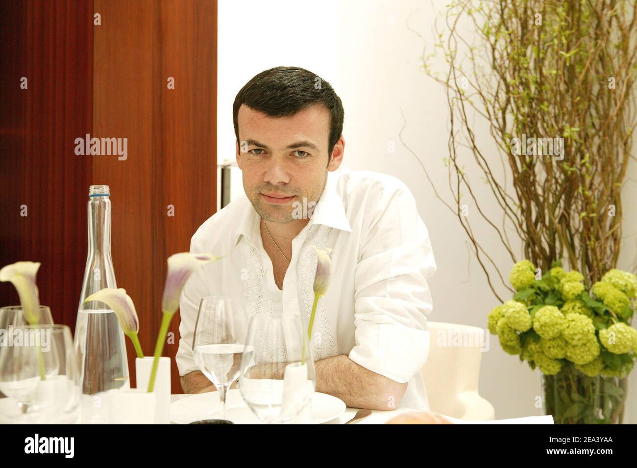 EXCLUSIVE. French TV program 'Queer' member, Xavier Anthony poses in ...