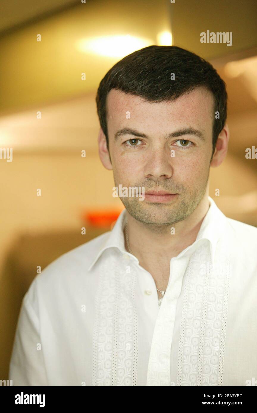 EXCLUSIVE. French TV program 'Queer' member, Xavier Anthony poses in ...