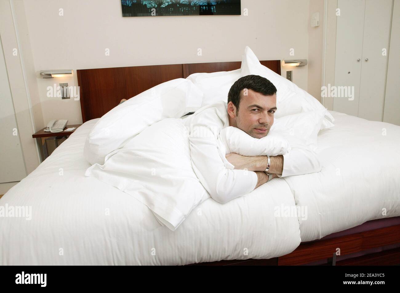 EXCLUSIVE. French TV program 'Queer' member, Xavier Anthony poses in ...