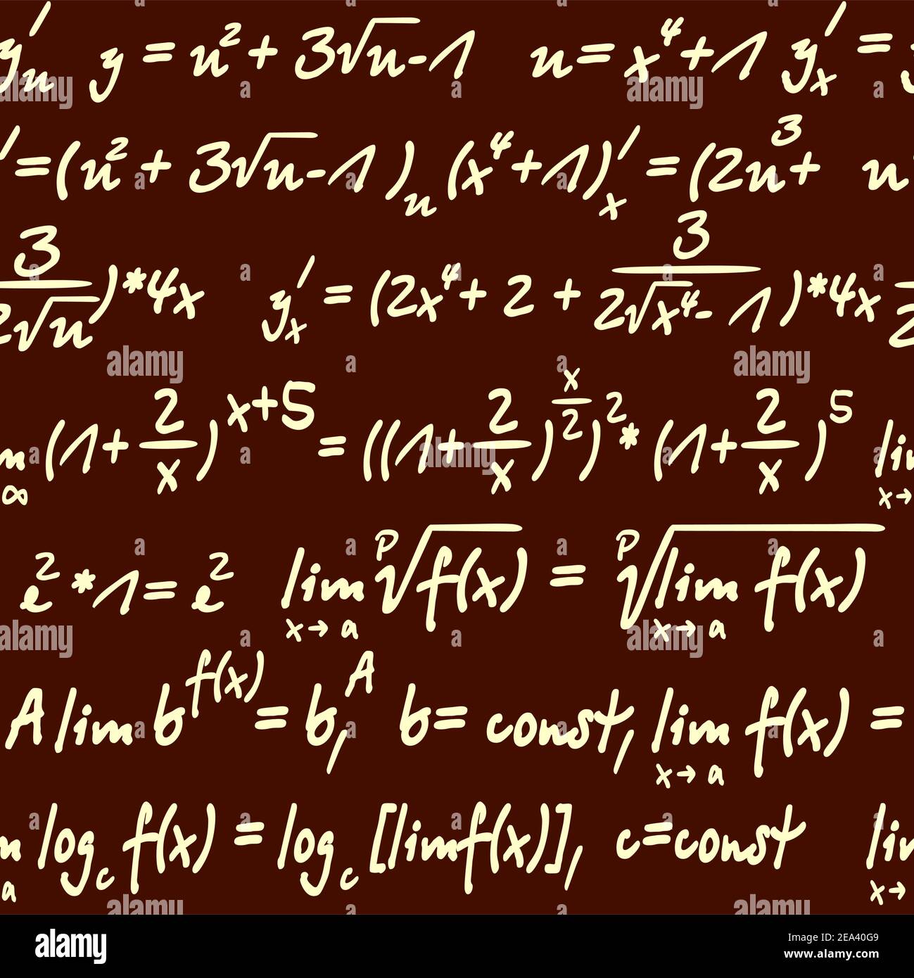 Science seamless with mathematics symbols for background or wallpaper ...