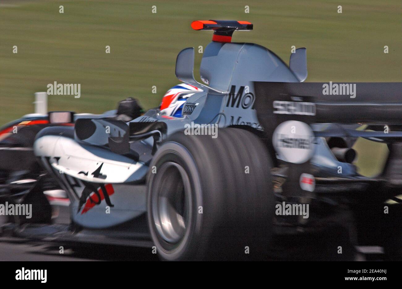 Finnish driver Kimi Raikkonen (team McLaren) Win the Formula one Grand ...