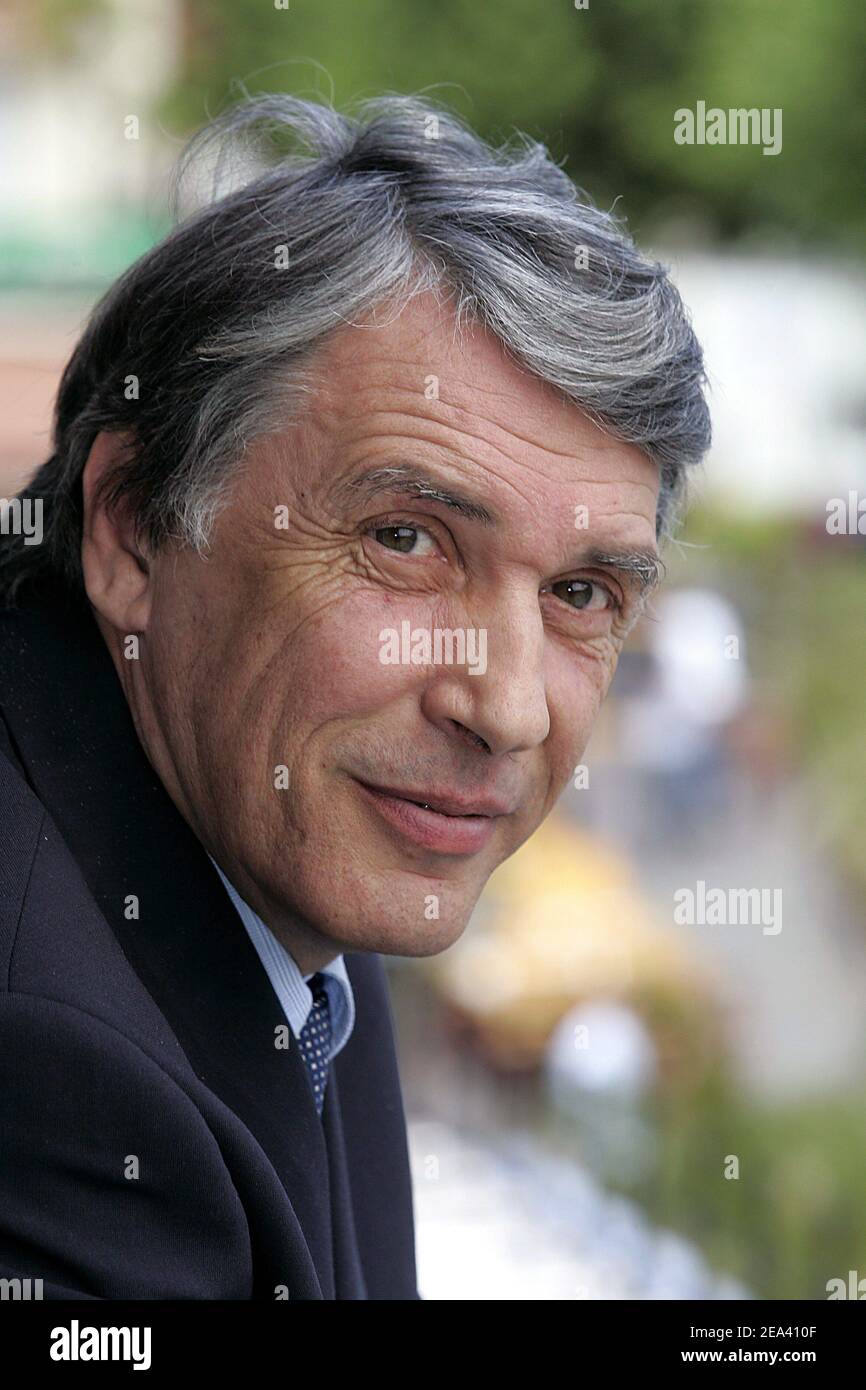 EXCLUSIVE. Libourne mayor Gilbert Mitterrand, son of the late French ...