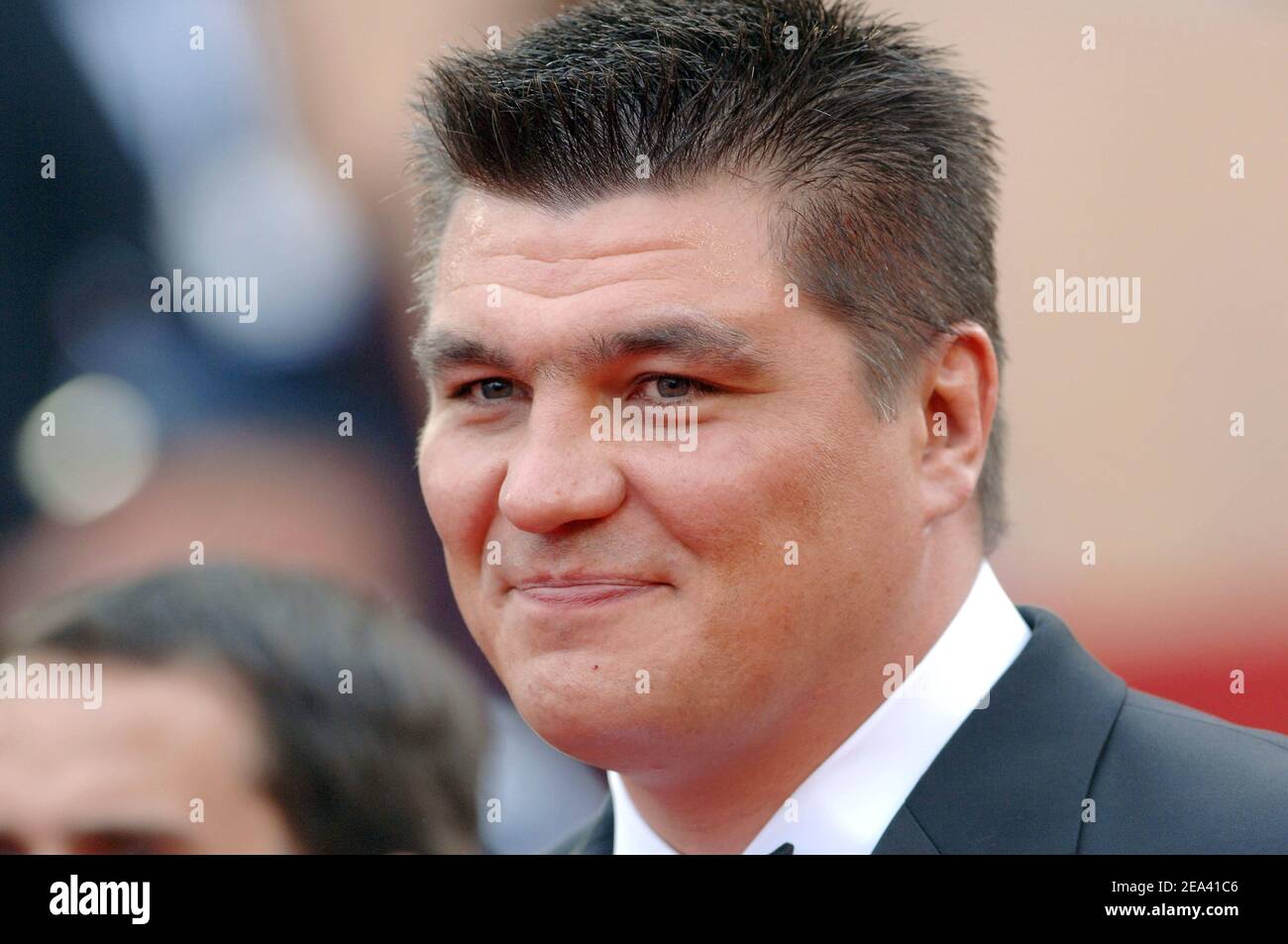 French former judoka David Douillet arrives for the screening of the ...