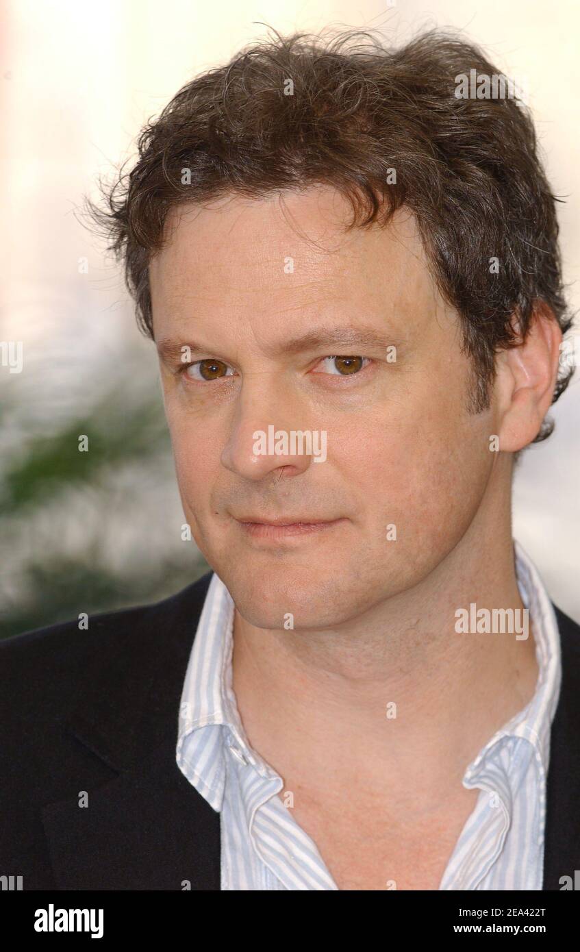 British Actor Colin Firth Poses High Resolution Stock Photography and ...