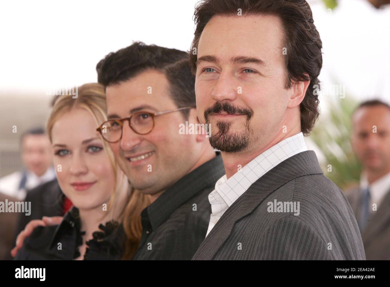US actress Evan Rachel Wood, Director David Jacobson and US actor ...